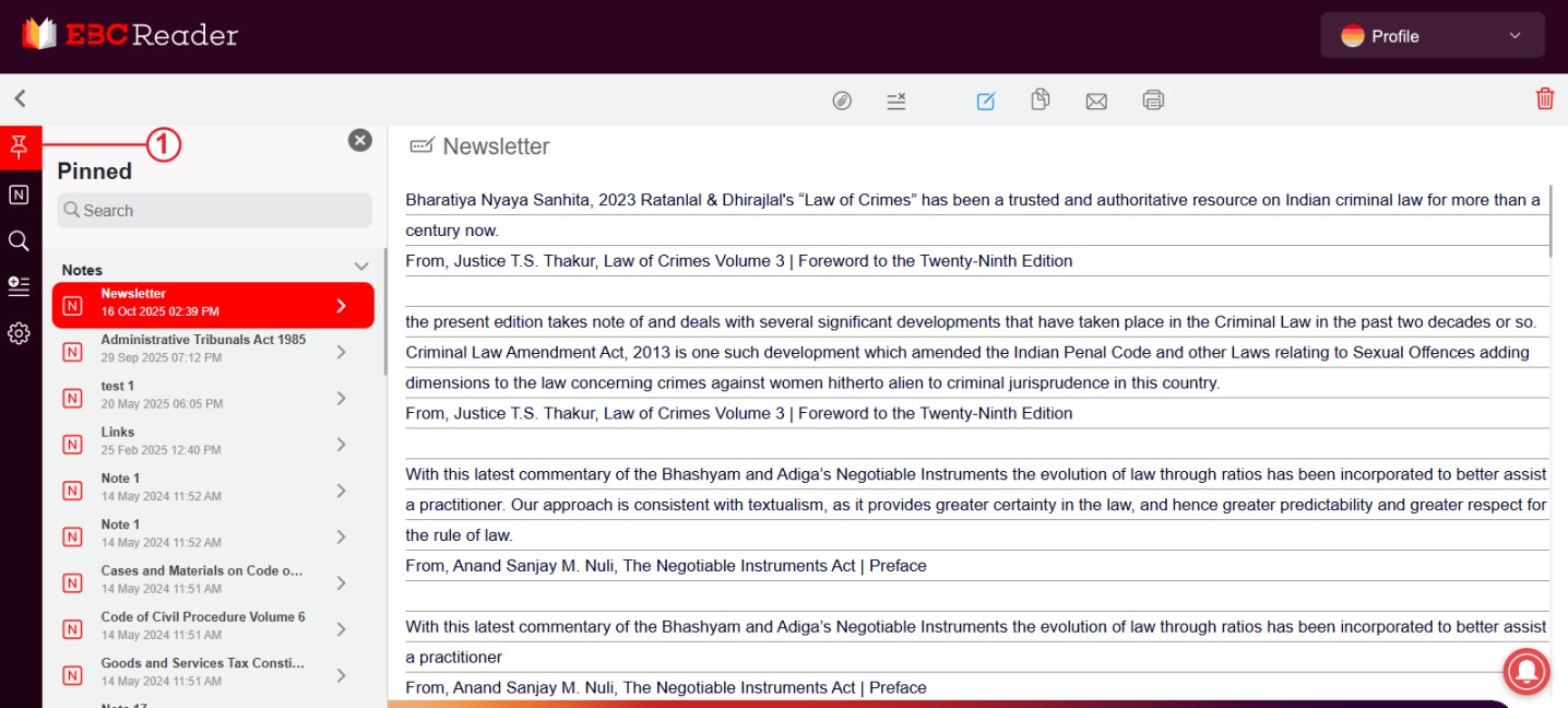 Mastering EBC Reader: Understanding the Notes Feature in Reader