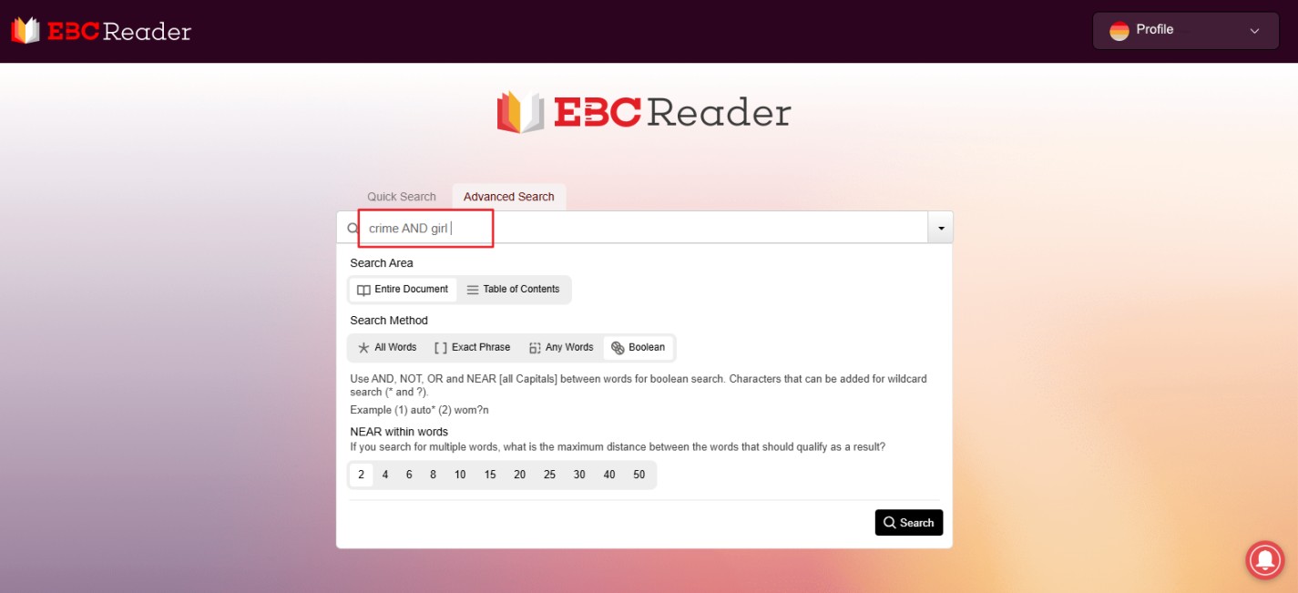 Mastering EBC Reader: Understanding the boolean search method